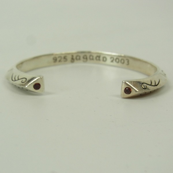 MoonBeams/ムーンビームス ZAGADO バングル シルバー925 石入り/赤の買取実績 - ブランド買取専門店リアクロ