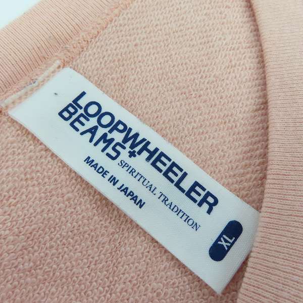 LOOPWHEELER × BEAMS PLUS/ループウィラー×ビームス プラス クルーネック S/S スウェットTee/XLの買取実績 - ブランド買取専門店リアクロ