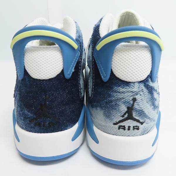 【未使用】NIKE/ナイキ AIR JORDAN 6 RETRO GS "WASHED DENIM"/エア ジョーダン 6 レトロ ...