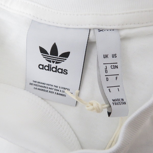 【未使用】 adidas Originals/アディダス BIG TREFOIL TEE/ビッグ トレフォイル Tシャツ/カットソー ホワイト ...