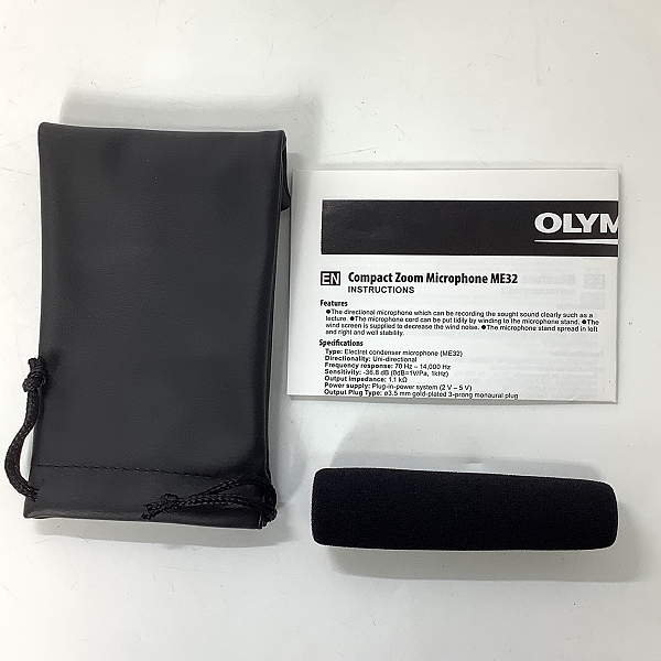 OLYMPUS/オリンパス ME32 卓上ズームマイクロホン 簡易動作確認済みの買取実績 - ブランド買取専門店リアクロ