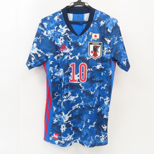 【未使用】adidas/アディダス サッカー 日本代表 #10 仲川 ホーム ユニフォーム ED7350/Oの買取実績 - ブランド買取専門店リアクロ