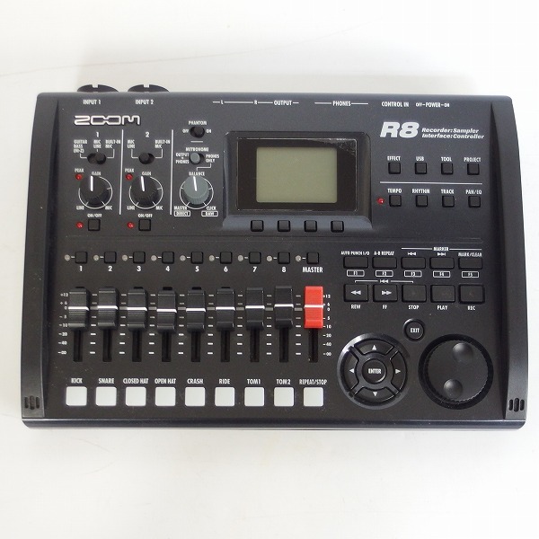 ZOOM/ズーム R8 Recorder:Interface:Controller:Sampler マルチトラックレコーダー【簡易動作確認済み ...