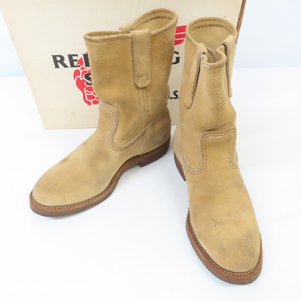 RED WING/レッドウィング 刺繍羽タグ スエード ペコスブーツ 1188/6Eの買取実績 - ブランド買取専門店リアクロ
