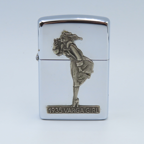 ZIPPO/ジッポー WINDY/ウィンディ 1935 VARGA GIRL/バルガ ガール メタル貼り 94年製の買取実績 - ブランド買取専門店リアクロ