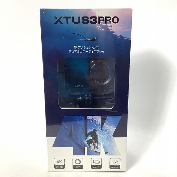 (2)【未開封】XTU S3 PRO アクションカメラ Ambarella H22チップ/EIS手ぶれ補正3.0/SuperView超広角の買取実績 - ブランド買取専門店リアクロ