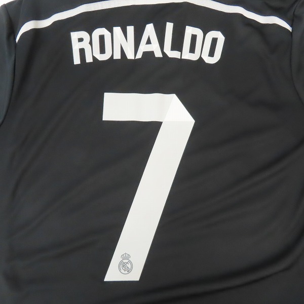 【未使用】アディダス×ヨウジヤマモト レアルマドリード 14/15 サード 半袖 ユニフォーム ＃7 ロナウド/F49264/2XOの買取実績 ...
