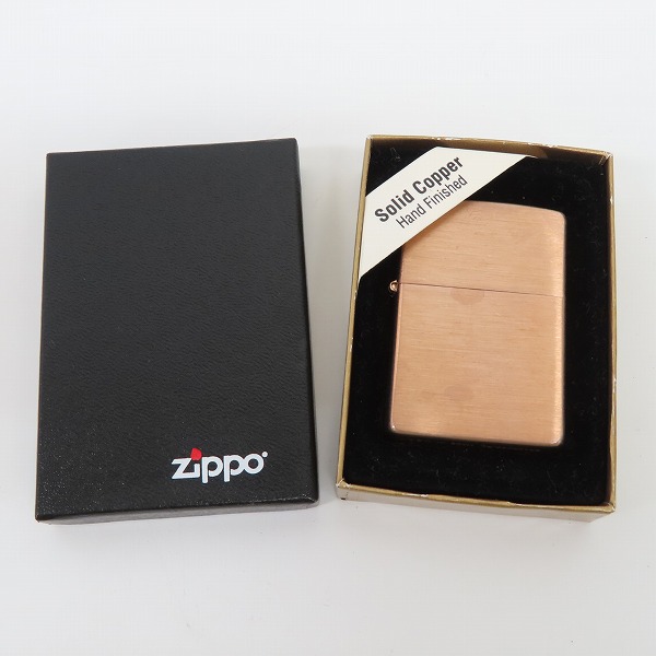 ZIPPO/ジッポー SOLID COPPER/ソリッドカッパー プレーン 2002年製の買取実績 - ブランド買取専門店リアクロ