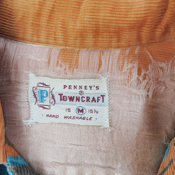PENNEY'S TOWNCRAFT/ぺニーズ タウンクラフト 50~60s ヴィンテージ コーデュロイシャツ/Mの買取実績 - ブランド買取専門店リアクロ