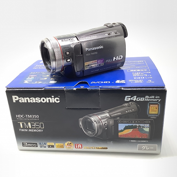 Panasonic/パナソニック HDC-TM350 デジタルハイビジョン ビデオカメラ 簡易動作確認済みの買取実績 - ブランド買取専門店リアクロ