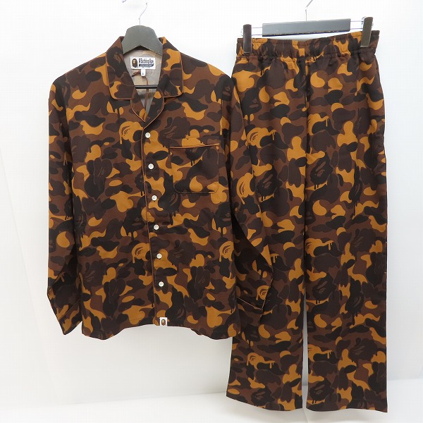 【未使用】A BATHING APE/ア ベイシング エイプ VALENTINE CHOCOLATE CAMO PAJAMAS/セットアップ ...