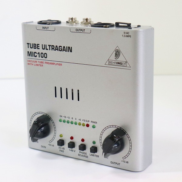 BEHRINGER/ベリンガー TUBE ULTRAGAIN MIC100 チューブ マイクプリアンプ 動作確認済みの買取実績 - ブランド買取専門店リアクロ
