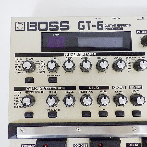 BOSS/ボス GT-6 Guitar Effects Processor マルチエフェクター アダプター付き【動作確認済】の買取実績 ...