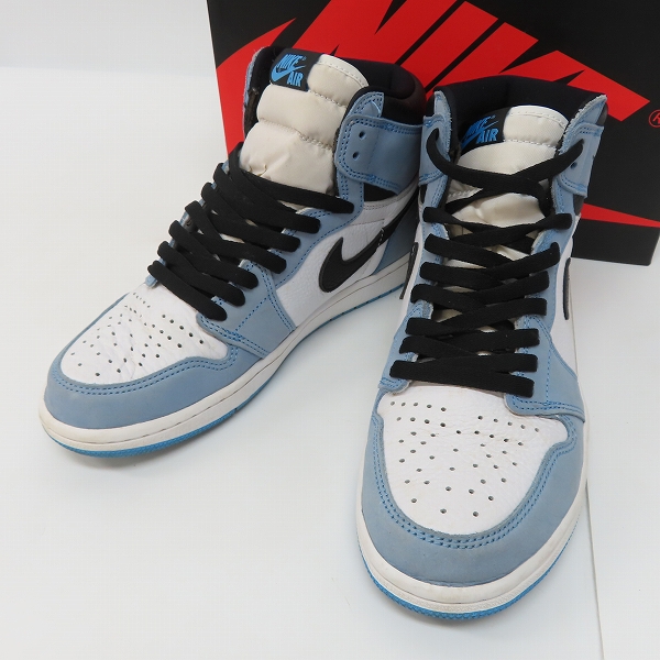 NIKE/ナイキ AIR JORDAN 1 RETRO HIGH OG/エアジョーダン1 ユニバーシティブルー 555088-134/27.5 ...