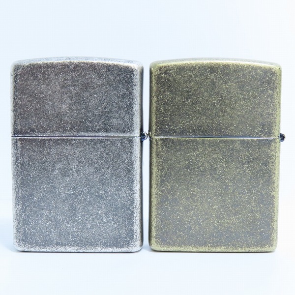ZIPPO/ジッポー ANTIQUE OLD ZIPPO LOGO バレル加工 2BB-ZLOGOFL/2SB-ZLOGOFL 21年製/2点 ...