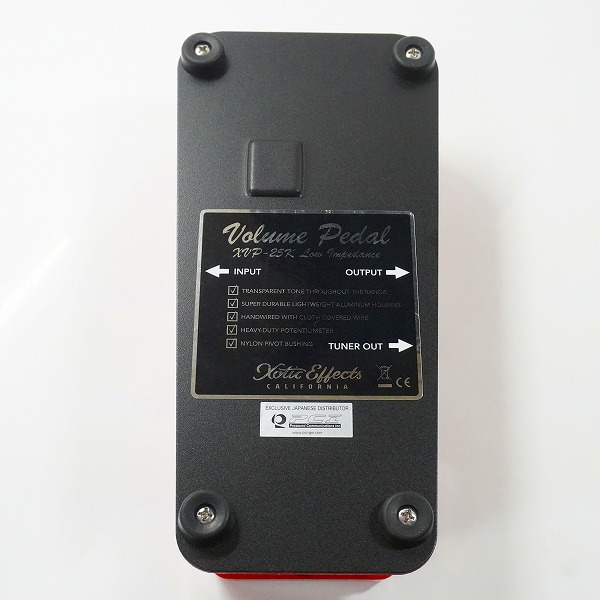 Xotic/エキゾティック XVP-25K Volume Pedals 25K ローインピーダンス ボリュームペダル 動作確認済みの買取実績 - ブランド買取専門店リアクロ