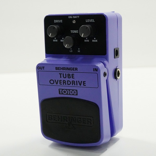 BEHRINGER/ベリンガー TO100 TUBE OVERDRIVE チューブ オーバードライブ エフェクター 動作確認済みの買取実績 ...