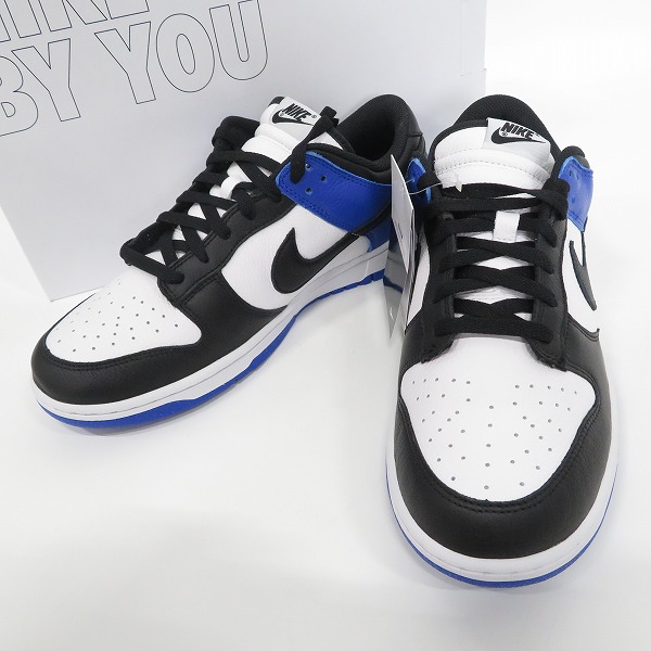 NIKE/ナイキ BY YOU DUNK LOW BY YOU/ダンクロー ブラック/ホワイト/ブルー DO7413-991/29の買取実績 ...