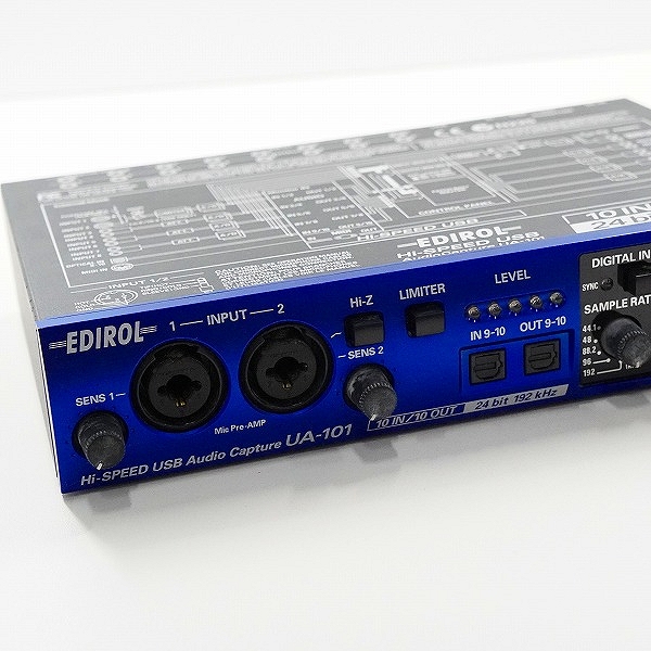 Roland/ローランド EDIROL UA-101 USB Audio Interface オーディオインターフェース 通電確認済みの買取 ...