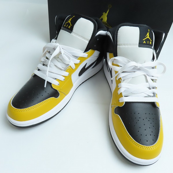 NIKE/ナイキ AIR JORDAN1MID Yellow Ochre エアジョーダン1 ミッド イエローオークル DQ8426-701 ...