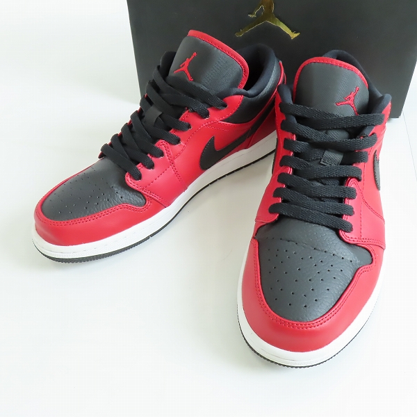 NIKE/ナイキ AIR JORDAN 1 LOW GYM RED/エアジョーダン1 ジムレッド シューズ/スニーカー 553558-605/ ...