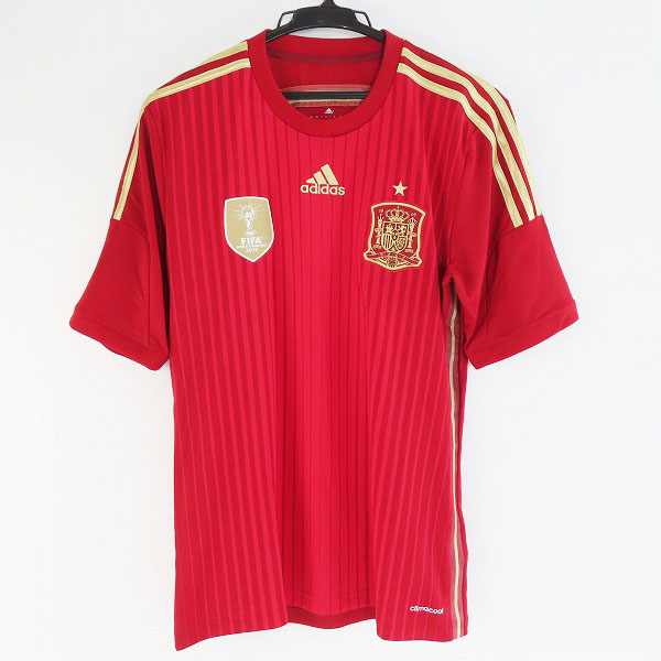 adidas/アディダス FIFA 2010 スペイン代表 レプリカユニフォーム ゲームシャツ G85279 Lの買取実績 - ブランド買取 ...
