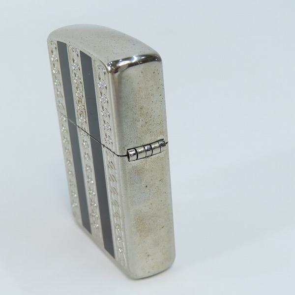 ZIPPO/ジッポー Heavy Wall Armor Case/アーマー 両面彫り 装飾 3連チェーン 2005年製の買取実績 - ブランド買取専門店リアクロ